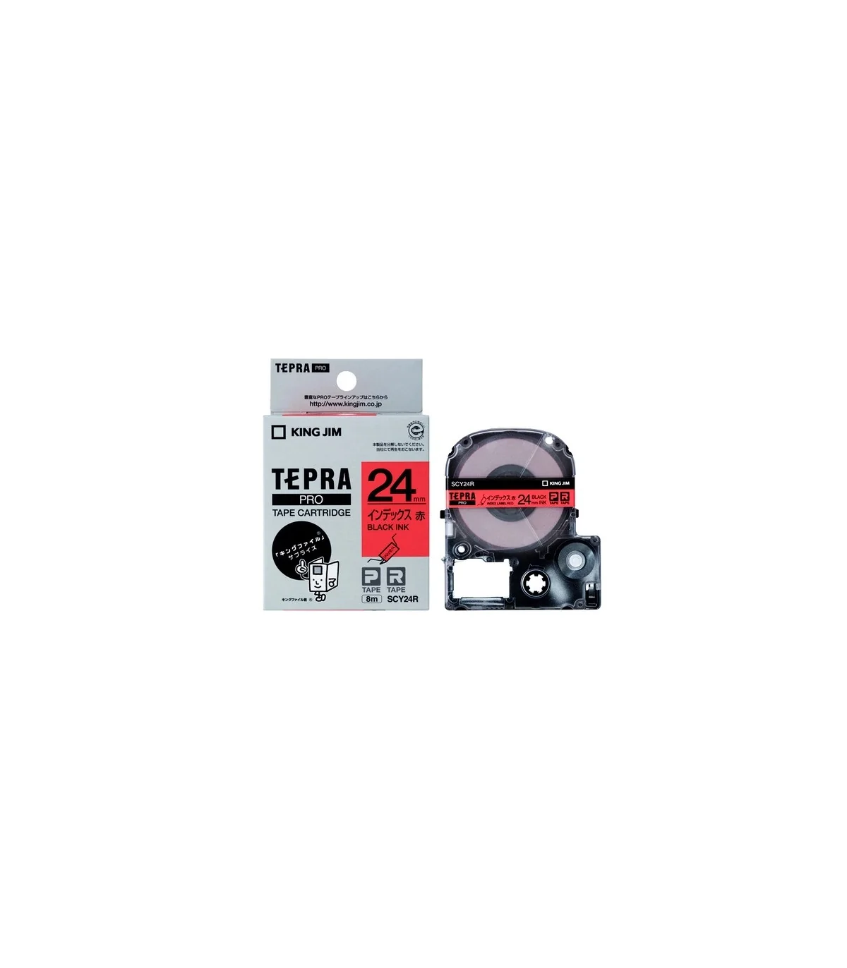 Tepra SCY24R (Nhãn Phân Trang, Khổ 24mm, Đỏ) | ⓿ | METAKING